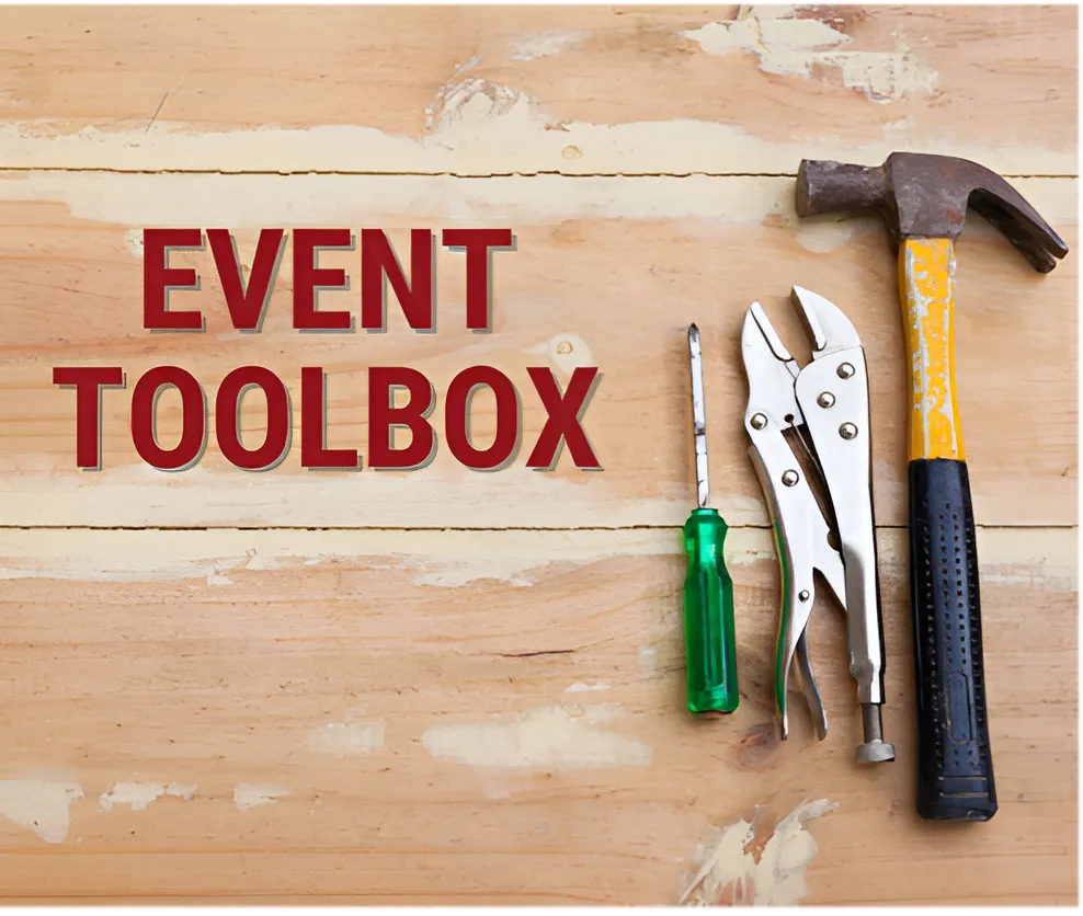 8 event essentials - what's in the JTPM tolbox?